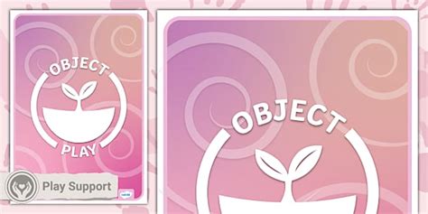 Object Play Icon Display Poster Twinkl