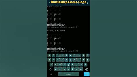 making a python battleship game with source code battleship game code