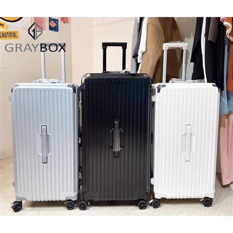 ☆胖胖鋁框箱行李箱☆ 網紅激推款 網路最低價 巨大空間 經典線條 硬殼 行李箱 旅行箱 胖胖箱 26 30 32吋 蝦皮購物