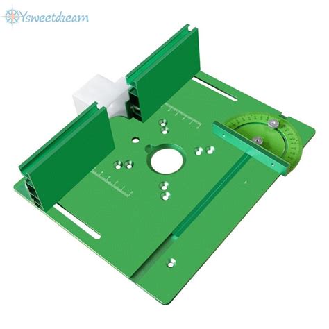 สําหรับ Diy งานไม้ Router ตารางแทรกแผ่น Cnc Machined อลูมิเนียม Shopee Thailand