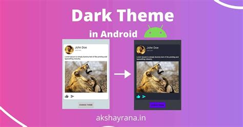 How To Make Dark Night Mode Theme In Android Android Tutorial