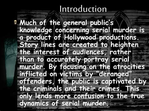 Ppt Serial Killer Powerpoint Presentation Free Download Id5297646 Ppt Serial Killer Powerpoint Presentation Free Download Id5297646