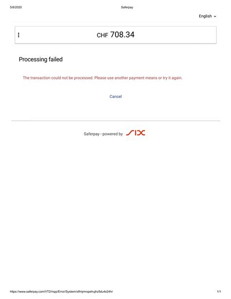 Saferpay Pdf
