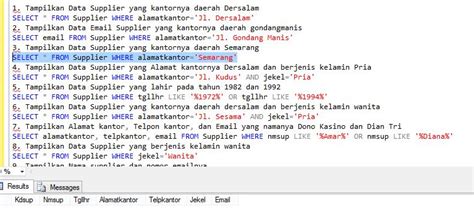 Tugas 2 Pemrograman Sql ~ Umamemo