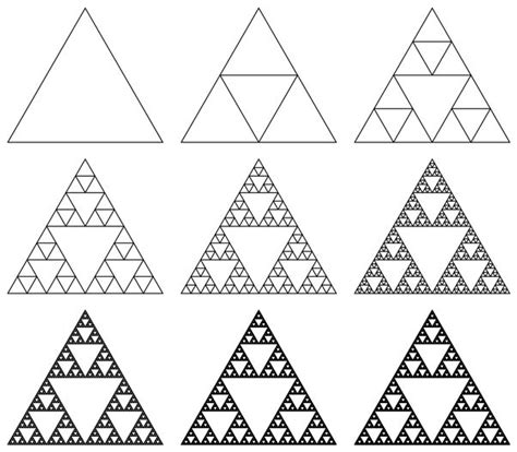 Sierpinski Triangle Fractal Patterns