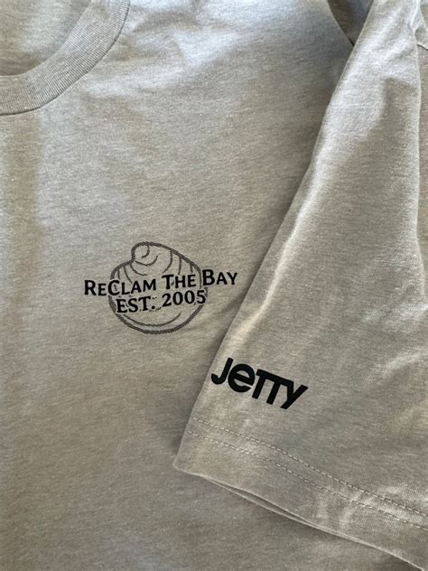 Jetty T Shirt Upweller Map Design Rctb Tee Reclam The Bay Store