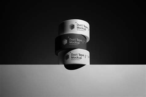 duct tape mockup scene 01 null series premium and free psd mockup store