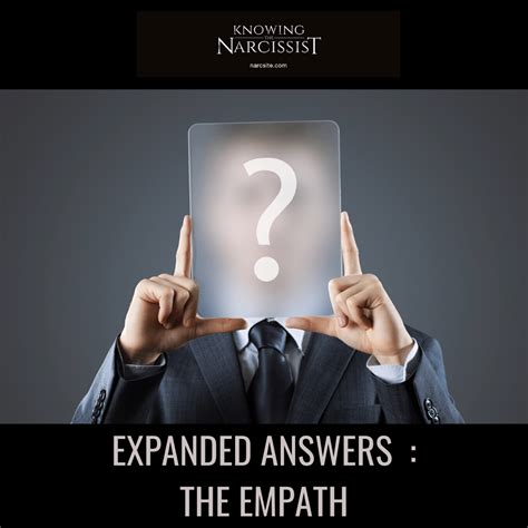 Expanded Answers : The Empath - HG Tudor - Knowing The Narcissist - The World's No.1 Resource ...