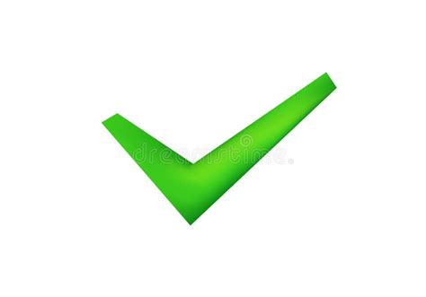 Green Checkmark Symbol For Confirmation And Approval Stock Illustration Illustration Of Right