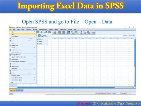 importing excel csv and dat data in spss pdf