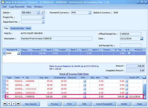 Autocount Tips Making Payment From Invoice Ideal Count Solution