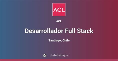 Desarrollador Full Stack Santiago Chiletrabajos