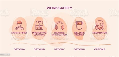 작업 안전 관련 프로세스 인포그래픽 템플릿 프로세스 타임라인 차트 선형 아이콘이 있는 워크플로 레이아웃 0명에 대한 스톡 벡터 아트 및 기타 이미지 Istock