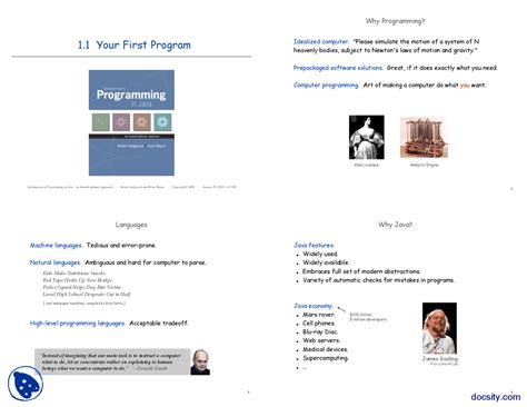 Programming Languages Programming Foundation Lecture Slides Docsity