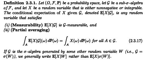 Probability Conditional Expectation Confusion Mathematics Stack Exchange