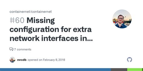 Missing Configuration For Extra Network Interfaces In CentOS Based Docker Containers Issue