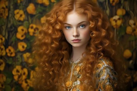 Free Photo Fantasy Red Head Girl Photography