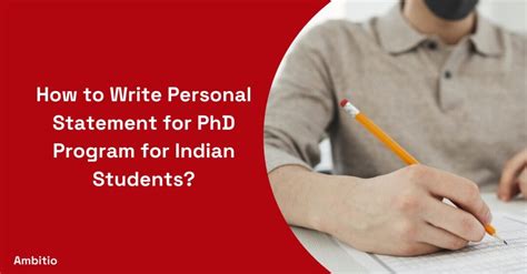 How To Write Personal Statement For Phd Program For Indian Students