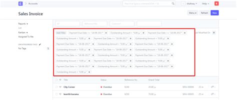 clicking on a sale invoice record from list view on status column