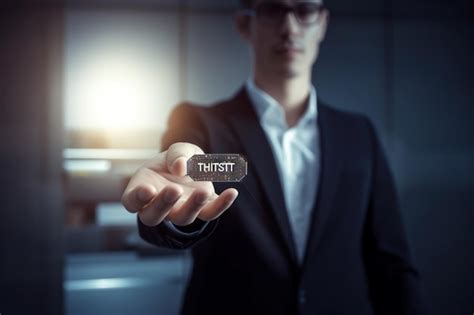 Premium Photo Internet Of Things Iot Concept Businessman Offer Iot Products And Solutions