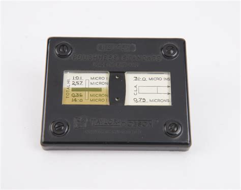 Two Roughness Standards For The Talysurf 4 Science Museum Group