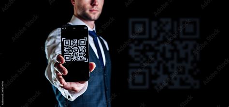 Scan Qrcode Digital Mobile Smart Phone With Qr Code Scanner On Smartphone Screen For Payment