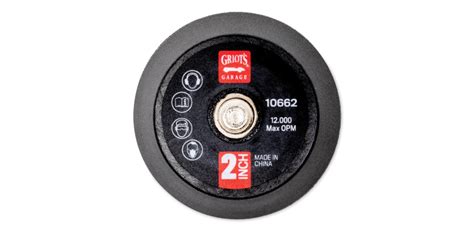 Griots Garage 2in Random Orbital Backing Plate Intec Racing Shop