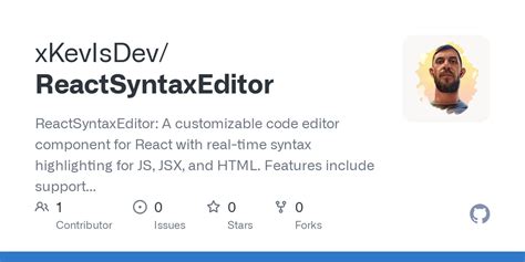 Reactsyntaxeditoreditortsx At Main · Xkevisdevreactsyntaxeditor · Github