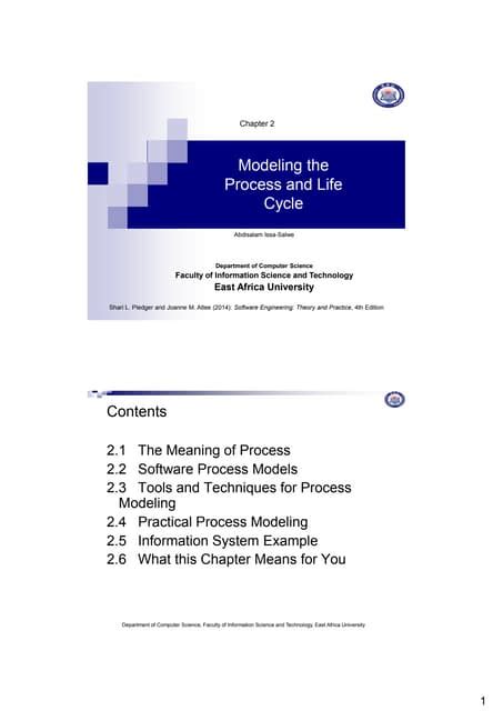 Chapter 2 Modeling The Process And Life Cycle Pdf