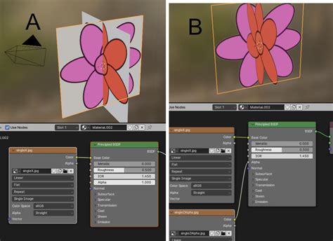 Alpha Texture Clashing When Overlapped Materials And Textures