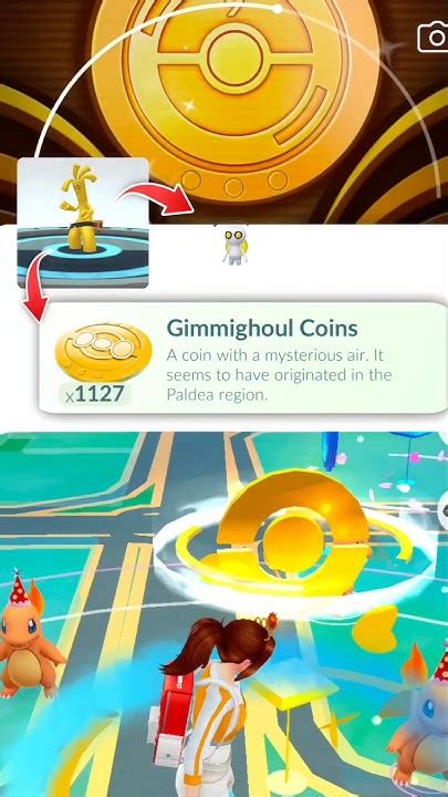 Going To Evolve Shiny Gimmighoul In Pokémon Go Shorts Shiny