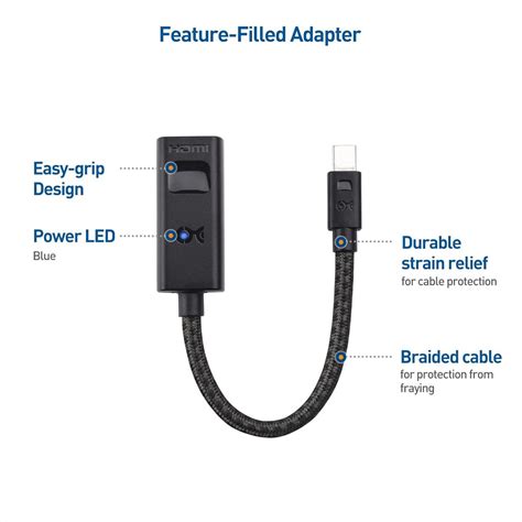 Cable Matters Active 8k Mini Displayport 1 4 To Hdmi 2 1 Adapter 48gbps Support 4k 120hz 8k