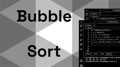 Bubble Sort Python Youtube