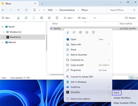 Share Files Using ShareFile For Windows ShareFile