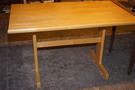 Birch Trestle Drafting Work Table