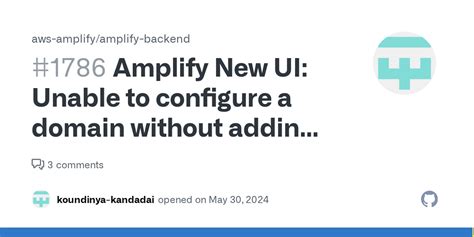 Amplify New Ui Unable To Configure A Domain Without Adding Atleast One