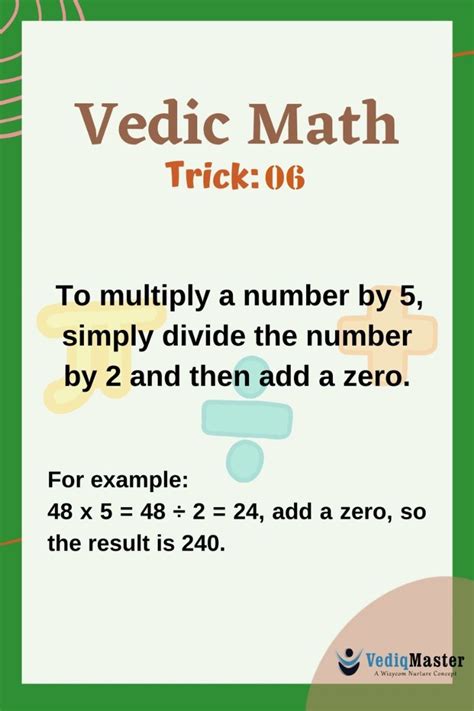 math tricks for easy calculations