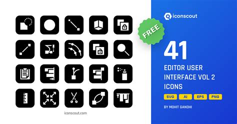 Free Editor User Interface Vol 2 Icon Pack 41 Free Download User