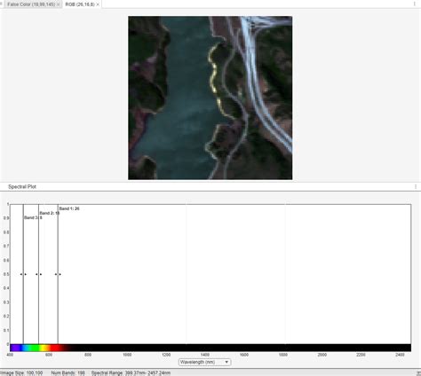 explore hyperspectral data in the hyperspectral viewer