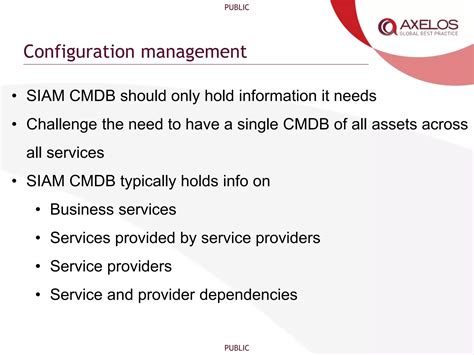 itil® and siam an example itil based model for effective service