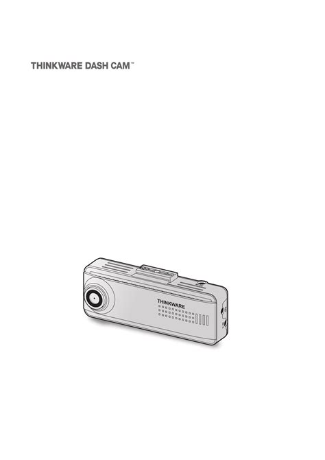 User Manual Thinkware Q200 English 34 Pages