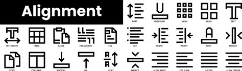 Set Of Outline Dentist Icons Minimalist Thin Vector Image