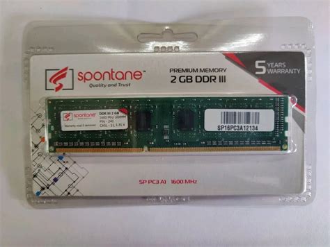 ddr3 spontane 2 gb ddr iii ram 1600 mhz at rs 525 piece in nashik id