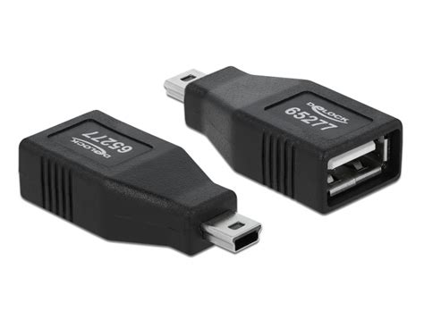 Delock Products Delock Adapter Usb A Female To Mini Usb Male