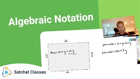 Algebraic Notation Maths Satchel Classes Youtube