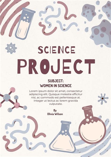 Science Cover Page Ideas