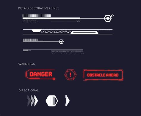 UI Sci Fi HUD Behance