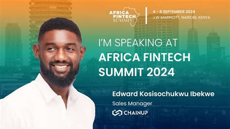 Africafintechsummit Networking Fintech Blockchain Innovation Ed Ibekwe