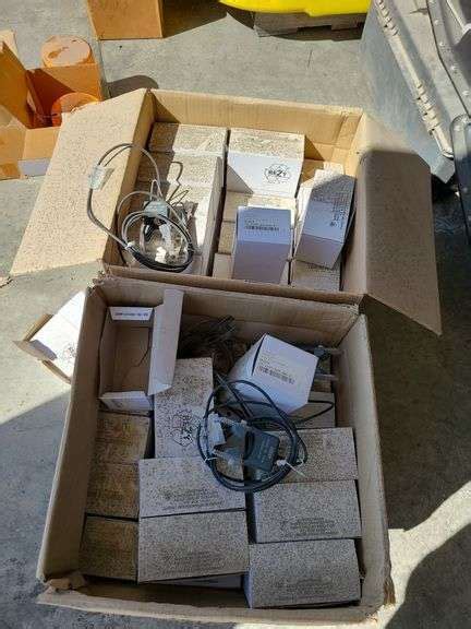 Boxes Of Faulted Circuit Indicators Schmid Auction