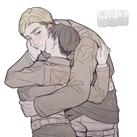Levi And Erwin Smith Shingeki No Kyojin Drawn By G321377377 Danbooru